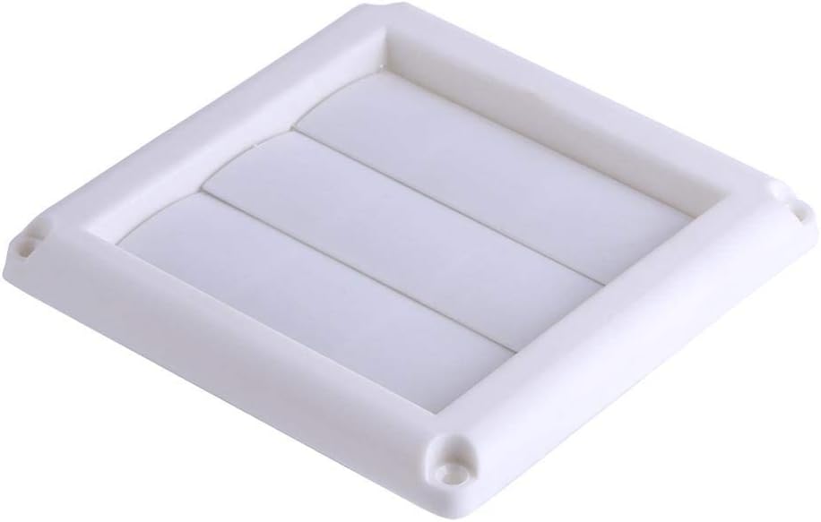 Plastic Air Vent, Plastic Wall Vent Cover 3 Flaps Wall Duct Ventilation ...