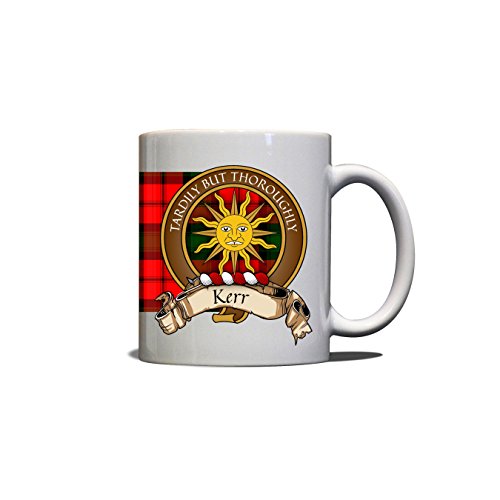 Amazon.com: Kerr Scottish Clan Crest Motto Tartan Mug : Home & Kitchen