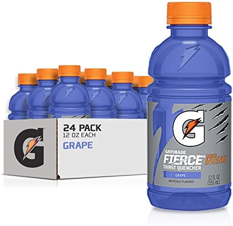 Amazon.com : Gatorade Fierce Blue Cherry Thirst Quencher, 20 Fl Oz ...
