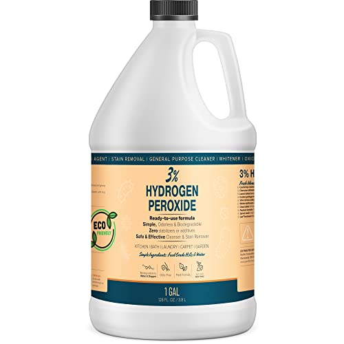 MAXTITE 3% Hydrogen Peroxide Solution - 1 Gallon (Just Food-Grade H2O2 ...