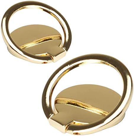 Amazon.com: [2 Pack] Round Ultra-thin Cell Phone Ring Holder Stand,360 ...