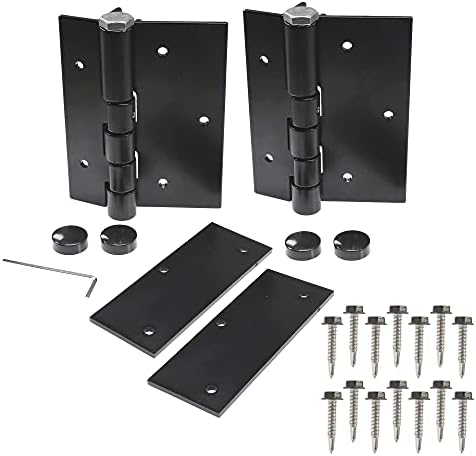 Amazon.com: 5 3/4” Self Closing Aluminum Gate Hinges Fence Gate Hinge ...