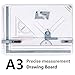 Preciva A3 Drawing Board Set, Technical Drafting Table Metric System 51 ...