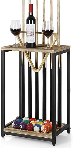 Amazon.com: Nisorpa Billiards Pool Stick Rack - 12 Cue Stick Holder ...