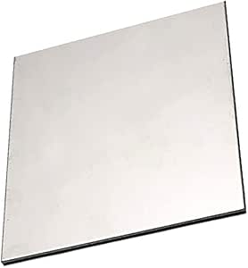 LSCAILIAO Feuille de Titane - Plaque métallique TA2 Ti pour forger Le ...