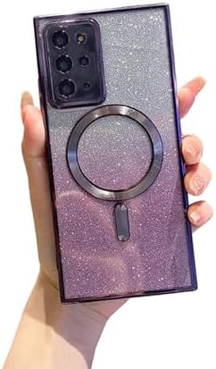 Amazon.com: Doowear Galaxy S20 Ultra Case Magnetic Glitter [Compatible with Magsafe] Anti ...