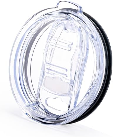 Prurex 20 oz Replacement Lid Spill Proof Splash Resistant Slider Lids ...