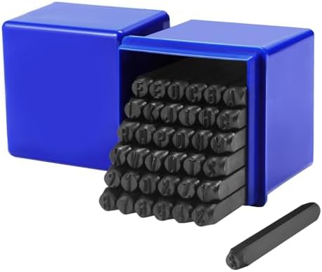 Coolty 36pcs Letter Number Punch Set 5mm Metal Letter Number Stamp Set ...
