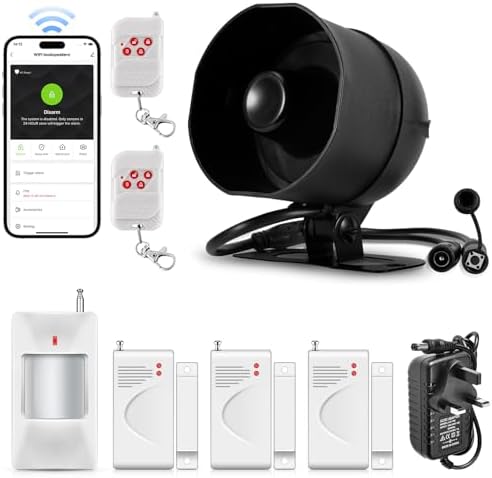 Home Security Systems Alarm WIFI,Smart Magnetic Sensor Alarm with Free ...