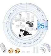 Refrigerator water line - 30 FT Premium Stainless Steel Braided Ice ...