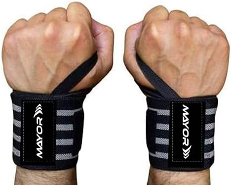 Mayor Secure Cotton Wrist Supporter for Gym Wrist Band for Men&Women with Thumb Loop Straps ...