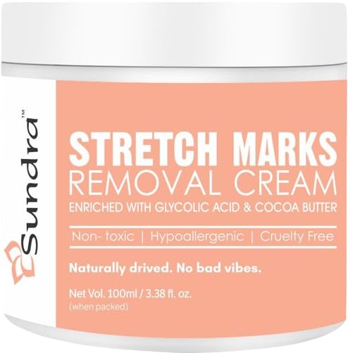 Sundra Natural Stretch Mark Cream | Improves Appearance Of Fresh And ...