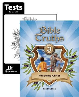 BJU Press, Following Christ, Bible 3 SET-Student Book and Test Pkt: BJU ...