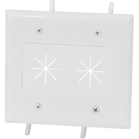 Amazon.com: DATA COMM Electronics 45-0017-WH Split Style TV Plate with ...