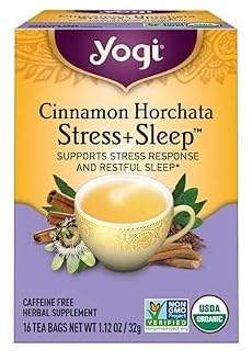 Amazon.com: Yogi Tea Cinnamon Horchata Stress + Sleep, Caffeine-Free ...
