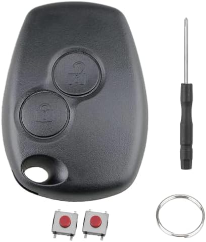 2 Buttons Dacia Key Fob Replacement For Renaul-t Trafic Master Kangoo ...