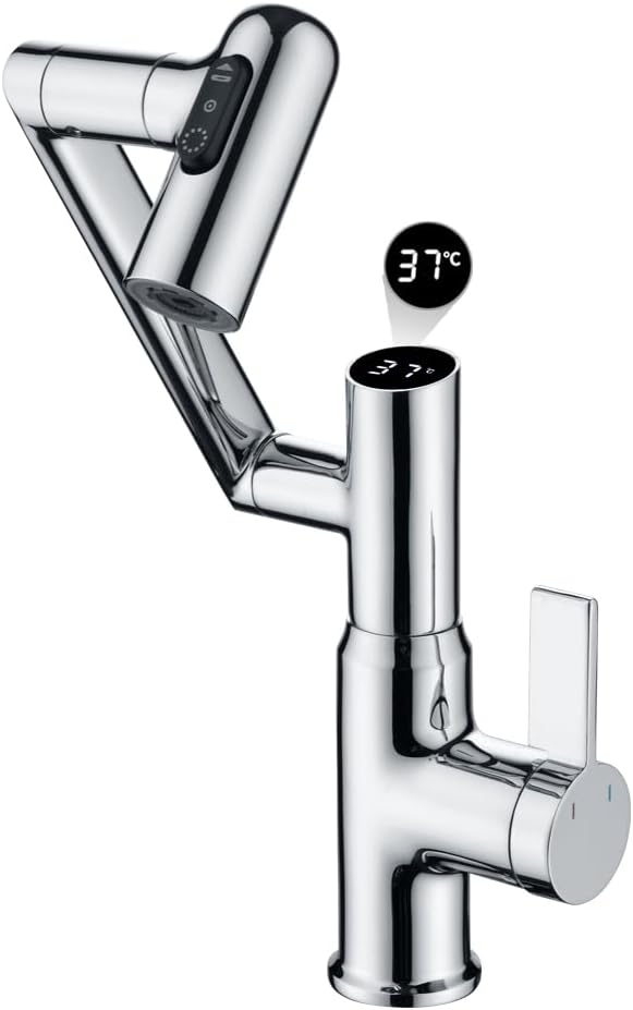 Temperature Bathroom taps,2 Sprays,No Electrical Temperature Display ...