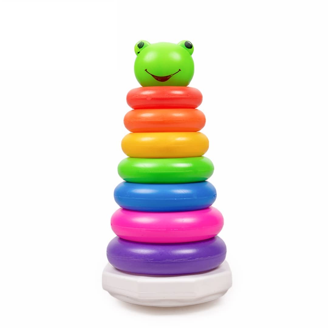 RATNA'S Frog Stacking Ring Big 7 Different Size & Coloured Stackers for ...