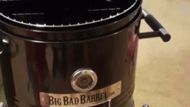 Watch Eating Off Big Bad Barrel Pit Drum Smoker Charcoal Barbeque on ...