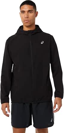 Amazon.com: ASICS Men's READY-SET JACKET Running Apparel, M ...
