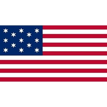 Amazon.com : Francis Hopkinson's 1777 Flag 3'x5' 6 Point Star Banner ...