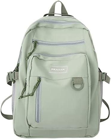 Amazon.com | PRAGARI Kids Backpack for School Cute Aesthetic Green ...