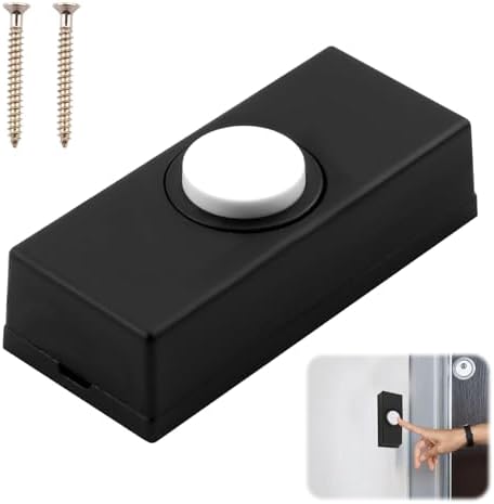 iwiio Wired Door Bell Push, Universal Wired Doorbell, White Doorbell ...