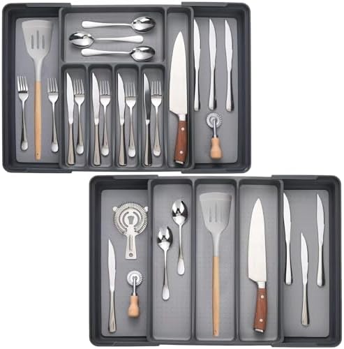 Amazon.com - Lifewit Utensil Organizer for Kitchen Drawers, Expandable ...