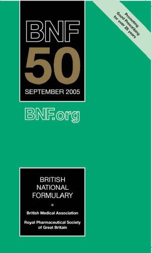 British National Formulary (BNF) 50 (British National Formulary, 50 ...