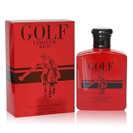 Amazon.com : A CENTER Golf Limited Red Cologne for Men/Eau de Parfum ...