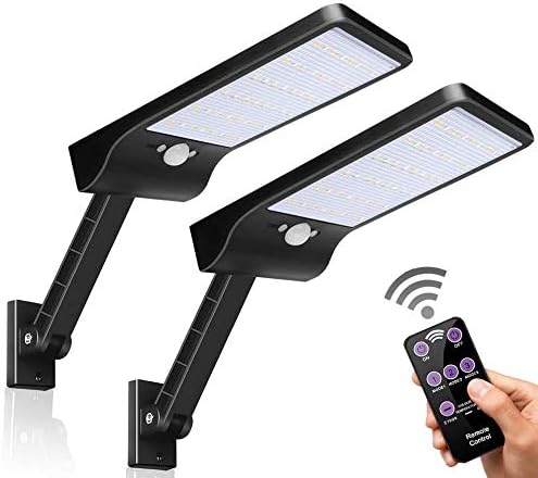 Solar Powered Motion Sensor Lights, Megulla Wall Mounted Outdoor Solar ...
