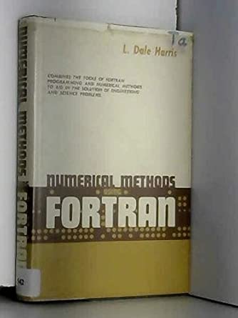 Amazon.com: Numerical Methods Using Fortran: Harris, L. Dale: Libros