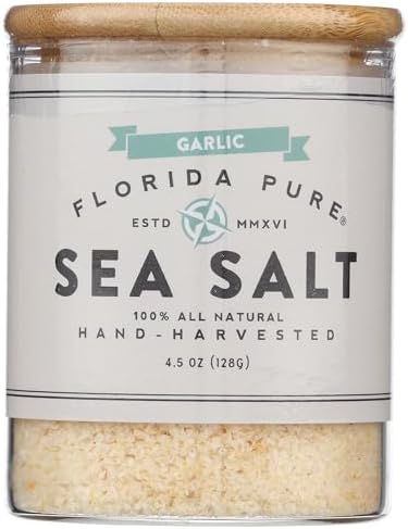 Amazon.com : FLORIDA PURE Garlic Sea Salt, 4.5 OZ : Grocery & Gourmet Food