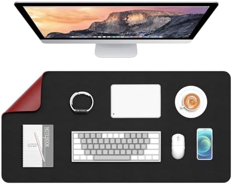 DailyObjects Large Premium Vegan Leather Desk Mat |Anti-Skid|Anti-Slip ...