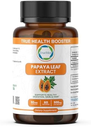 Amazon.com: Papaya Leaf Extract 500 mg for Hair, Skin with 4X Extra ...