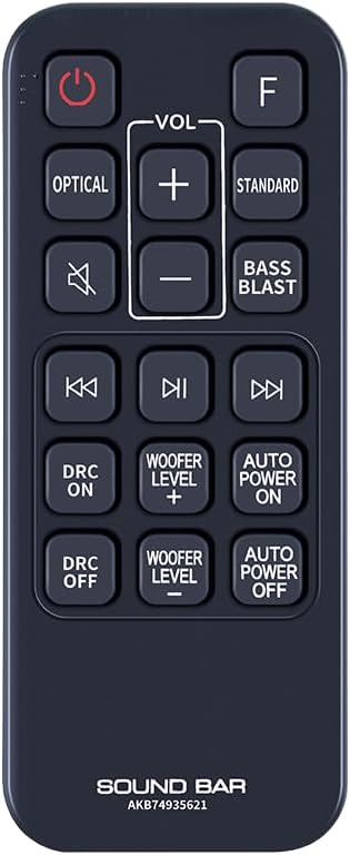 Amazon.com: ZWP AKB74935621 Sound Bar Replacement Remote Control for LG ...