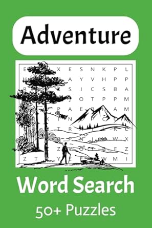 Adventure Word Search Puzzle Book: Word Searches with Easy to Read ...