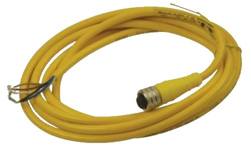 Brad 803000K05M020 Micro-Change A-Code Single-Ended Cordset, Female ...