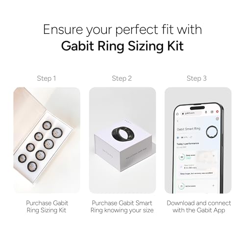 Gabit Smart Ring | Health & Fitness Tracker | Stress & Sleep Monitoring ...