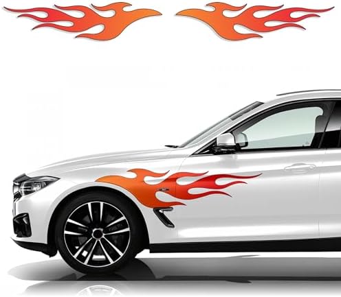 Amazon.com - Flame Decals for Cars, Fire Stickers - Flame Decals ...