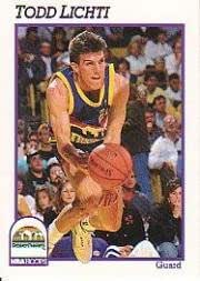 Amazon.com: 1991 Hoops Basketball Card (1991-92) #54 Todd Lichti ...