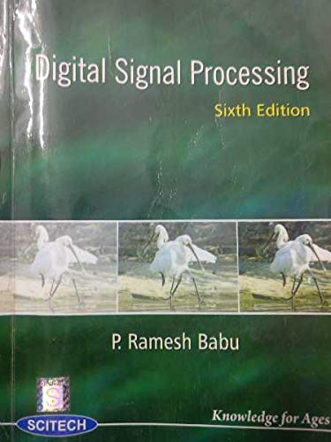 Digital signal processing sixth edition by p. Ramesh babu : Amazon.in ...