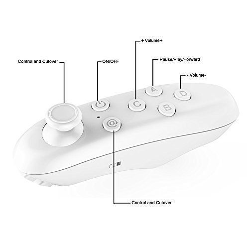 Original VR Box Remote Bluetooth Controller - Portable Wireless ...