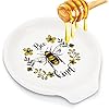 Amazon.com: Whaline Bee Spoon Rest Kitchen Decoration Queen Bee Ceramic ...