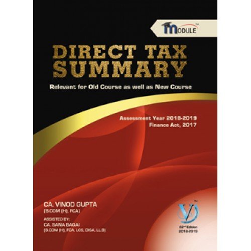 Buy VG's Direct Tax Summary for CA Final May 2018 (Old & New course ...