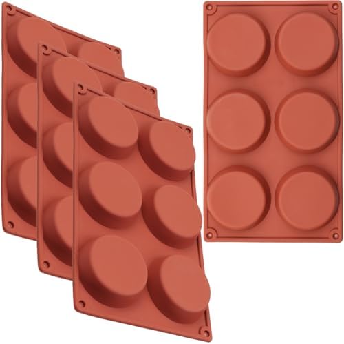 Amazon.com: ionEgg Silicone Disc Molds With Tapered Side, 3.1 Inches ...