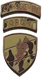 Amazon.com: ZYGZCJ Poland Polish Special Force GROM Embroidery Military ...