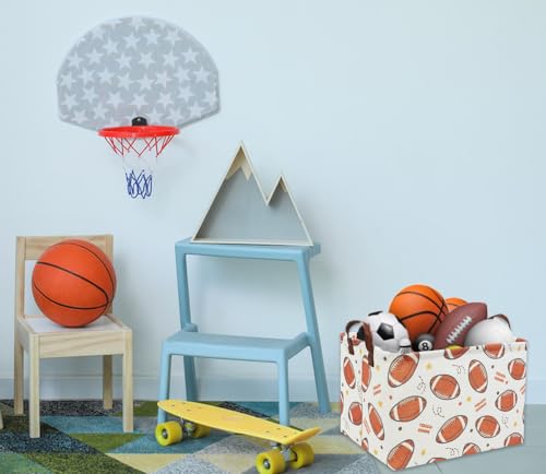 Snapklik.com : HIYAGON Rectangular Football Easter Basket Easter Gift ...