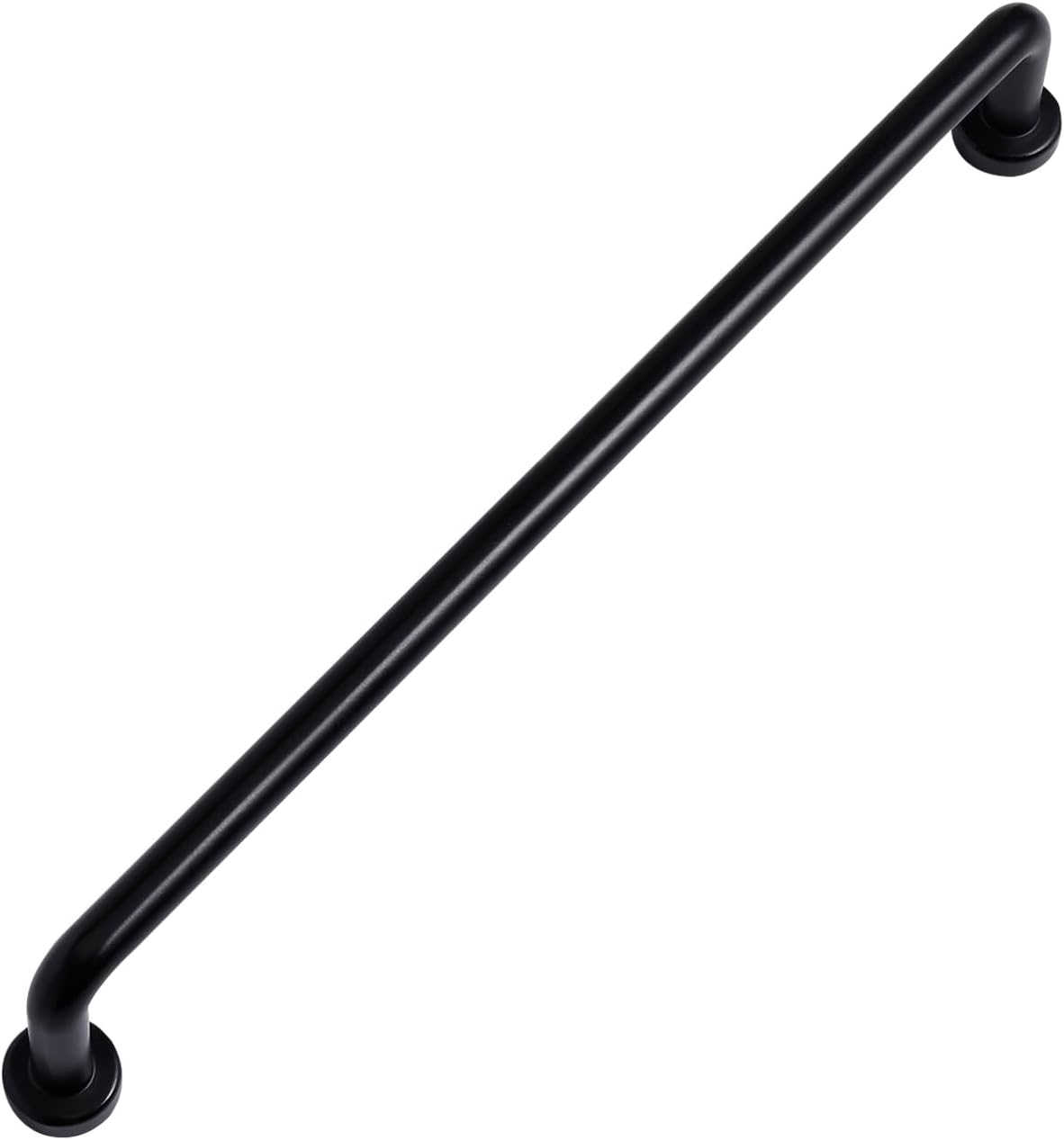 JIASENBAO Black Cabinet Bar Pulls 6.3" Hole Center 2 Pack Modern Matte ...