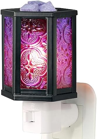 Amazon.com: CVHOMEDECO. Wall Plug-in Moroccan Electric Wax Melt Warmer ...
